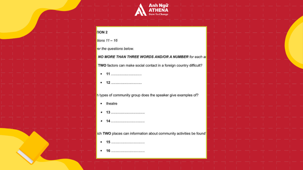 Cách đạt điểm tối đa dạng bài Short answer IELTS Listening [kèm ví dụ ...